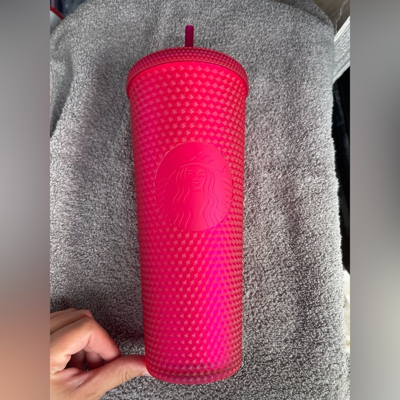 Starbucks | Kitchen | Nwt Ruby Studded Starbucks Venti Tumbler | Poshmark